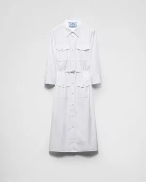 Prada Poplin Shirt Dress