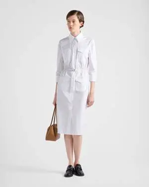 Prada Poplin Shirt Dress