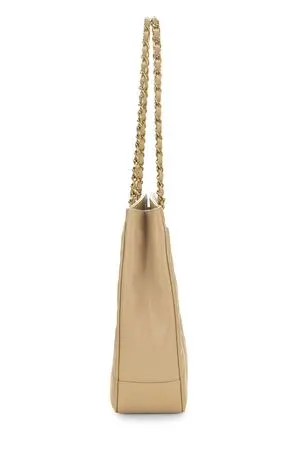 Chanel Quilted Caviar 'cc' Turnlock Tote