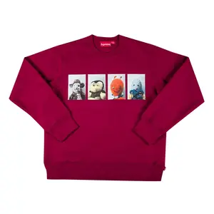 Supreme X Mike Kelley Ahh...youth! Crewneck Sweatshirt - Pink