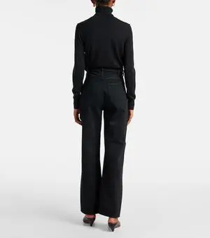 Tove Sade High-rise Straight Jeans - Black