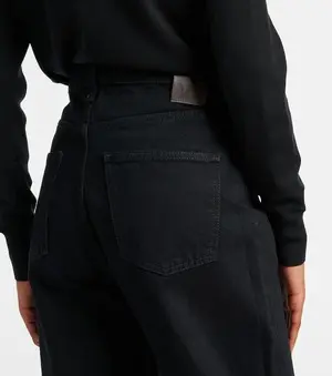 Tove Sade High-rise Straight Jeans - Black