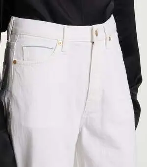 Tove Sade High-rise Straight Jeans - White