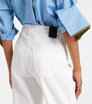 Tove Sade High-rise Straight Jeans - White