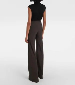 Rick Owens Bias High-rise Wide-leg Pants