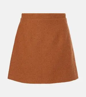 PATOU Iconic Miniskirt - Beige