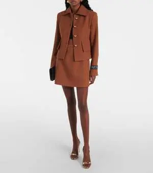 PATOU Iconic Miniskirt - Beige