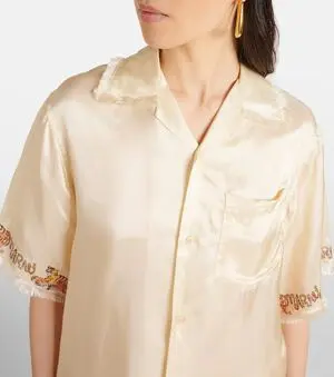 Marni Printed Satin Shirt