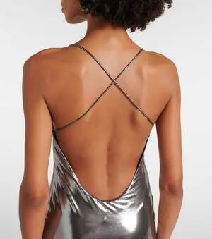 THE SEI Metallic Jersey Gown