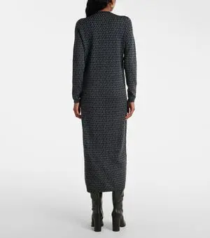 Valentino Garavani Toile Iconographe Wool Maxi Dress