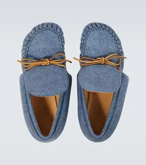 JW Anderson Denim Moccasins