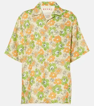 Marni Floral Linen Shirt - Multicoloured