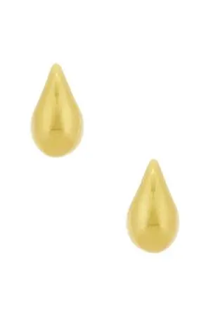 Bottega Veneta Drop Clip On Earrings - Yellow Gold