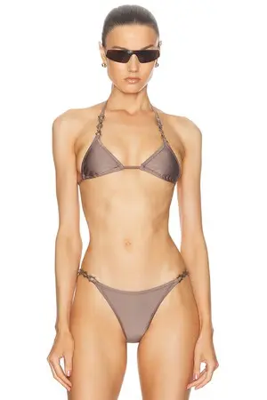 Miaou Nicola Bikini Top - Dust
