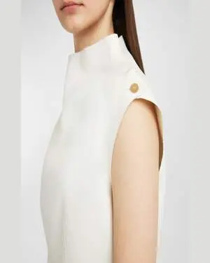 ARMARIUM Era Mock-neck Cap-sleeve Top