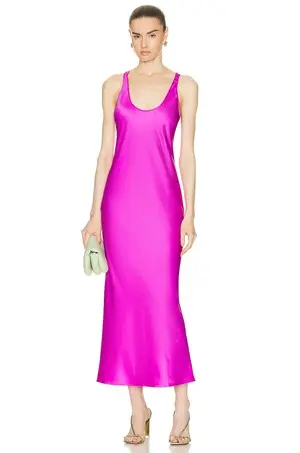 L'Agence Akiya Tank Midi Dress