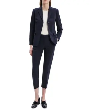 Theory Single-breasted Slim-fit Blazer - Black