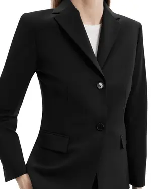 Theory Single-breasted Slim-fit Blazer - Black