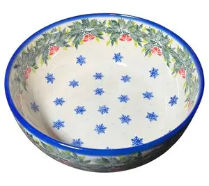 LIDIA'S POLISH POTTERY Large Soup Bowl - One-color