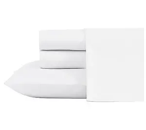 Laura Ashley Solid White King Sheet Set - One-color