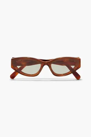 Zimmermann Cosmo Oval-frame Sunglasses