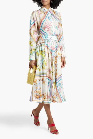 Zimmermann Printed Silk Shirt
