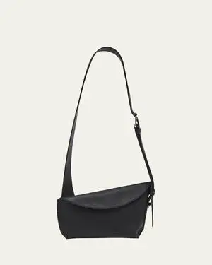 Alexander McQueen T-bar Sling Crossbody Bag - Black Silver