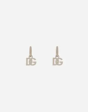 Dolce & Gabbana Dg Logo Earrings - Grey
