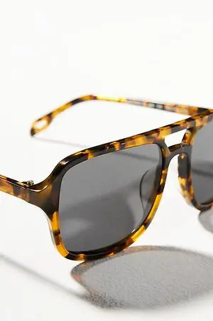 MACHETE Jane Aviator Sunglasses - Tortoise