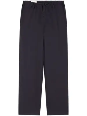 Dries Van Noten Drawstring Straight Trousers