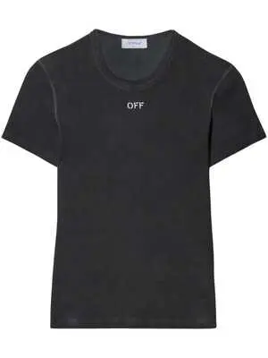 Off-White Logo-embroidered T-shirt
