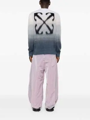 Off-White Arrows Ombré Brushed Jumper