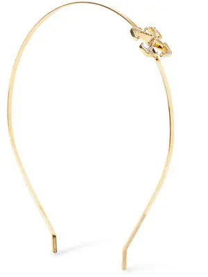 Off-White Arrow Headband - Gold