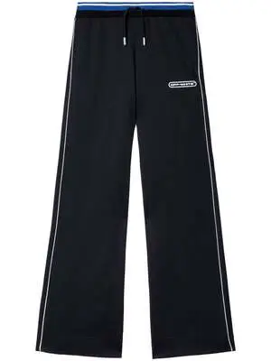 Off-white Printed Sports Pants For Women