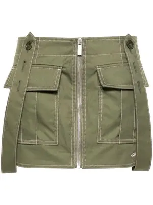 Off-White Logo-embroidered Mini Skirt