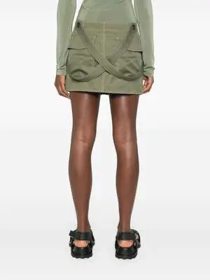 Off-White Logo-embroidered Mini Skirt