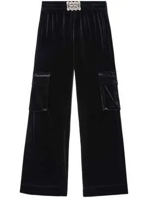 Off-white Stretch Sports Pants For Women