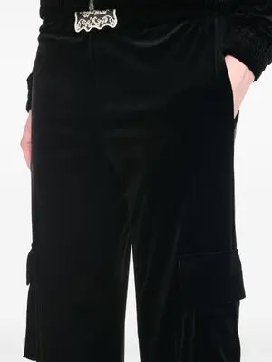Off-White Velvet Cargo Track Pants