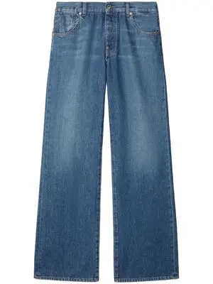Off-White Wide-leg Five-pocket Jeans