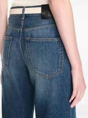 Off-White Wide-leg Five-pocket Jeans
