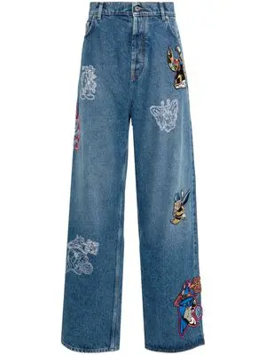 Off-White Character Straight-leg Jeans