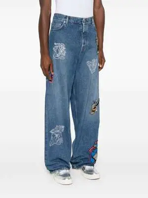 Off-White Character Straight-leg Jeans