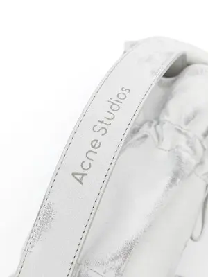 Acne Studios Multipocket Leather Tote Bag - White
