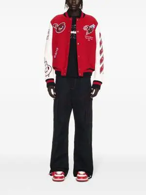 Off-White Patchwork Bomber Jacket