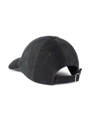 Off-White Appliqué Distressed Cap