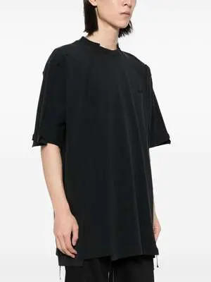 Vetements Embroidered Cotton T-shirt