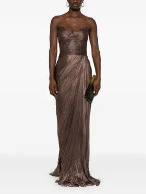 IRIS SERBAN Holly Maxi Dress - Brown