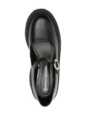 NICOLE SALDANA 75mm Nina Platform Pumps - Black