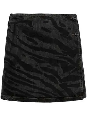 GANNI Button-detailed Mini Skirt