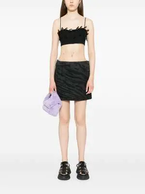 GANNI Button-detailed Mini Skirt